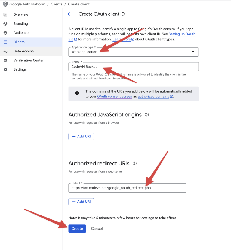 Hướng dẫn tạo Client ID và Client secret từ Google Console - CodeVN